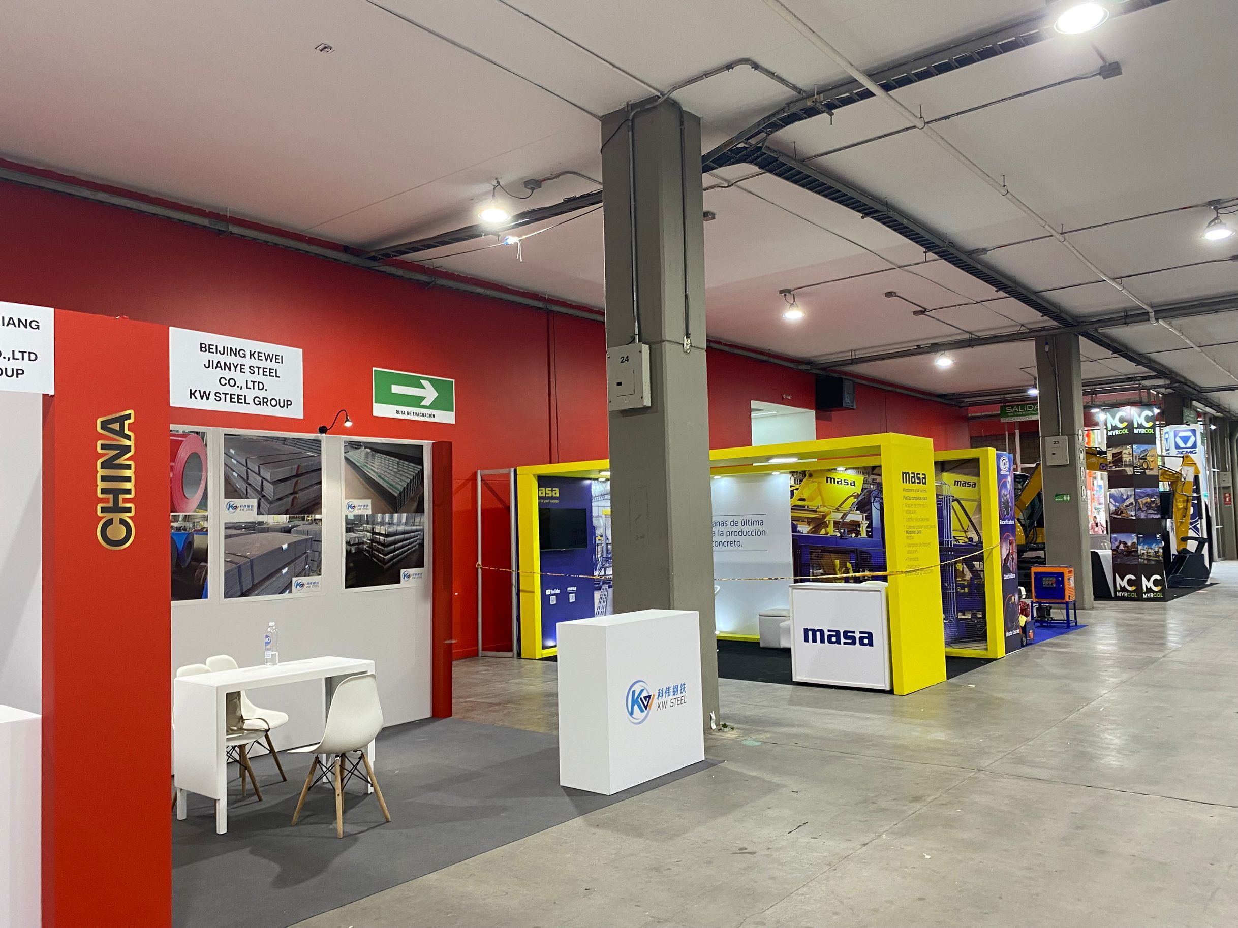 Kewei Steel Columbia 2022 Exhibition